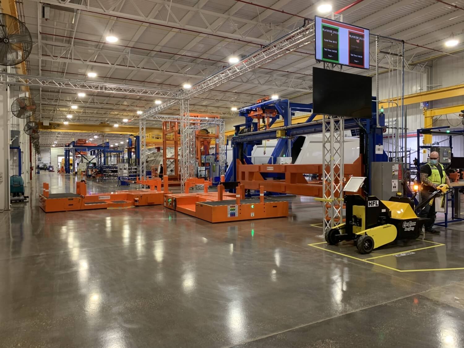 Refuse Vehicle AGV Assembly Line - RedViking